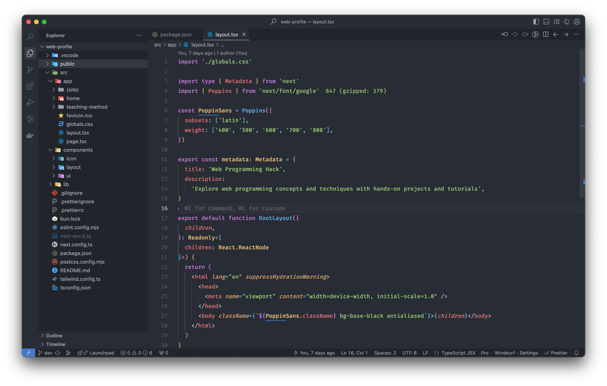 Teaching Method - Web Programming Hack